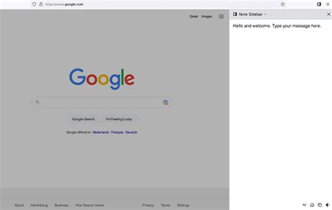 Note Sidebar Browser Extension Write Your Side Notes
