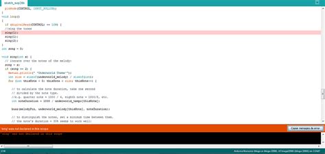 Uso De La Instrucción If En Un Marco De Código Con Mensaje De Error