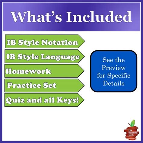 Scientific Notation Ib Math Unit 1 1 Homework Practice And Quiz W Keys