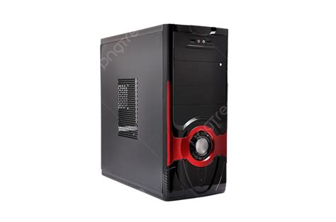 Computer System Unit Isolated Casing Electronics Tower Png