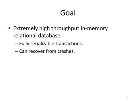 ppt silo speedy transactions in multicore in memory databases
