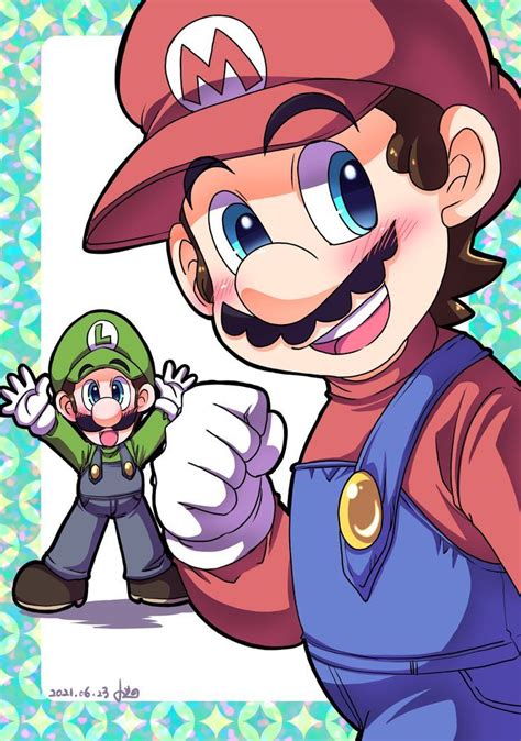 こう。まりお垢その1 Kou2nd73 ルイージ イラスト ルイージ マリオ ルイージ