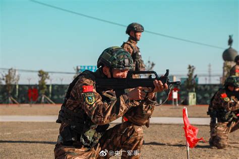 高清组图！武警官兵轻武器实弹射击训练掠影