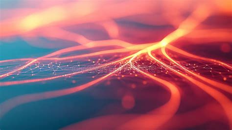 An Abstract Representation Of Ai As A Glowing Holographic Entity