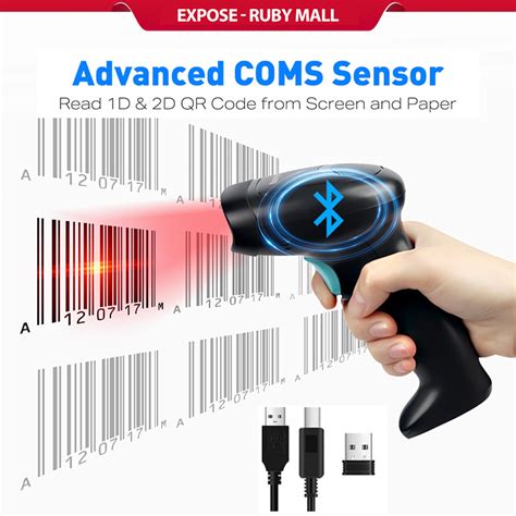 Wireless Barcode Scanner 2d 1d Qr Shopee Malaysia