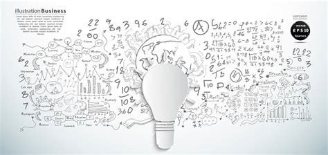 계획 비즈니스 아이콘 다양한 전구 창의력 현대 아이디어와 개념 일러스트 벡터 개념에 대한 스톡 벡터 아트 및 기타 이미지