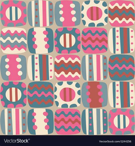 Seamless Abstract Colorful Pattern Royalty Free Vector Image