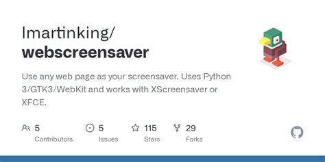 Github Lmartinkingwebscreensaver Use Any Web Page As Your