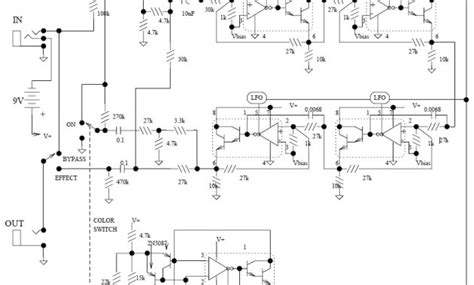 Eh Small Stone Phaser Scheme Electronic Schematic Diagram
