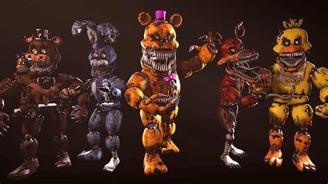 Five Nights At Freddy S 4 Animatronics At Michael Dittmer Blog