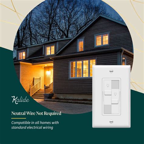 Kalide Dual Load Dimmer Light Switch Double Led Dimmer