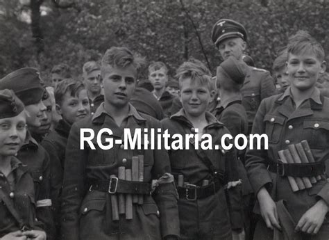 Original Ww2 Dutch Waffen Ss Press Photo Reichsschule Valkenburg