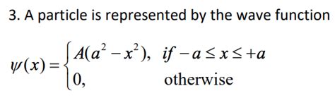 Solved A Find The Expectation Value Of X 2 B Find