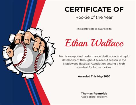 Free Baseball Certificate Templates To Edit Online