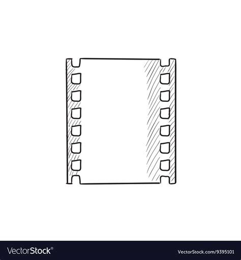 Negative Sketch Icon Royalty Free Vector Image
