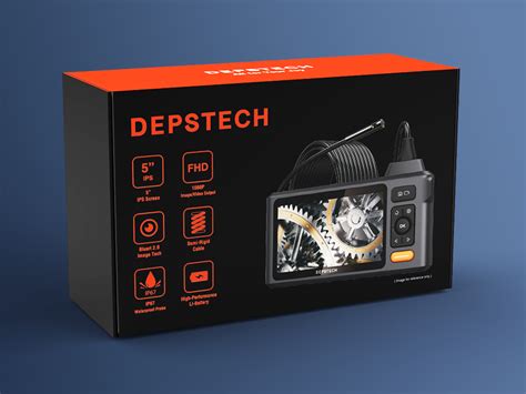 Depstech Ds520 Dual Lens 1080p Screen Borescope With Split Screen