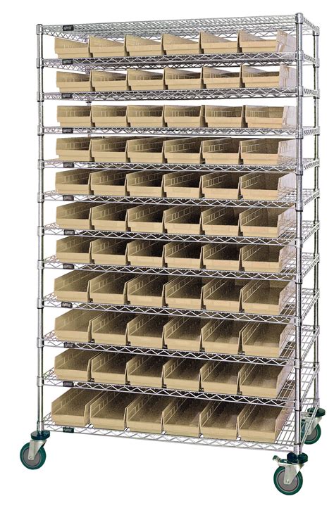 Quantum Wr74 1860 88104cl 18w 60d 74h Bin Wire Shelving System