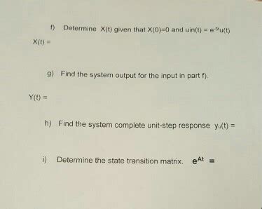 Solved A Write State Equations B Write State Eaquations Chegg Com