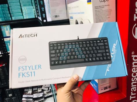 A4Tech FKS11 Fstyler Compact Size Wired Keyboard USB Grey On Carousell