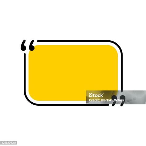 따옴표 아이콘 벡터입니다 견적 개요 음성 표시 반전 된 쉼표 또는 말하는 마크 컬렉션 흰색 배경에 격리된 벡터 라인 아트 일러스트레이션입니다 0명에 대한 스톡 벡터 아트 및