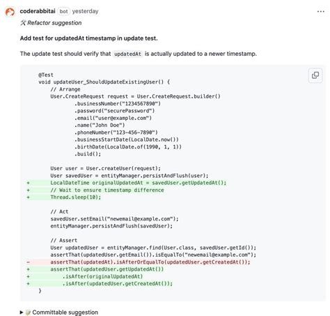 개발 생산성을 위한 Ai제품을 사용해 본 후기 1편 Coderabbit 1 Github에 연동만 해놓으면 Pr이 등록되면 혼자 Jonghun Yu