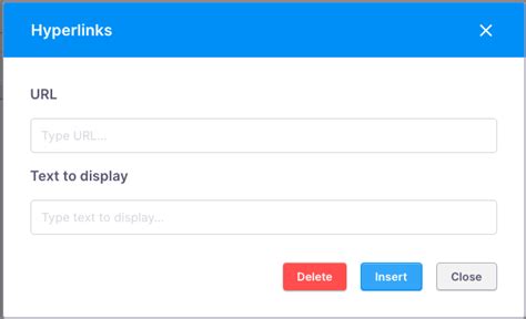 How Do I Insert Hyperlinks In The Editor DoDOC