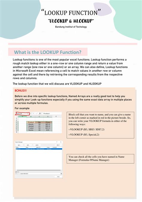 SOLUTION The Best Introduction Excel Vlookup And Hlookup Function Studypool