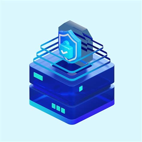 Premium Psd Security Cyber Technology Concept 3d Render