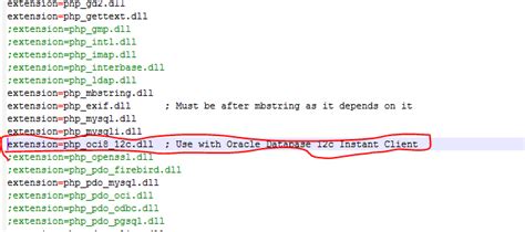 Php How To Enable Oci In Xampp Stack Overflow