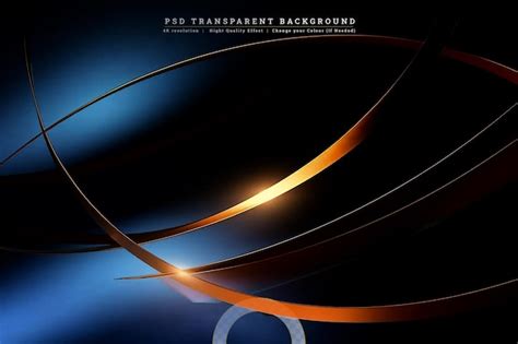 Premium PSD D Render Of A Flowing Particles Science On Transparent Background