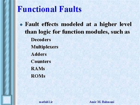 9 Fault Modeling Reliable System Design 2011 By