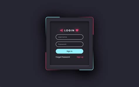 How To Make Glowing Animated Login Form Using Html And Css Coding Stella