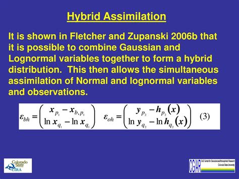 Lognormal Data Assimilation Theory And Applications Ppt Download