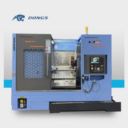 2023 Dongs Cnc Lathe Control Yaxis High Precision Hydraulic Chuck Slant Bed Cnc Lathe Machine