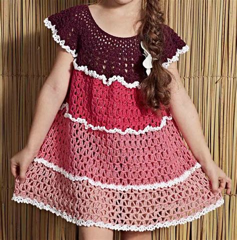 Сарафаны вязанные для девочек 81 фото