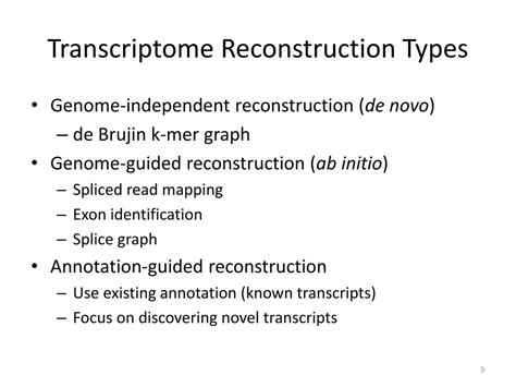 Ppt An Integer Programming Approach To Novel Transcript Reconstruction From Paired End Rna
