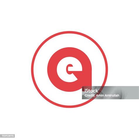 벡터 일러스트 레터 네거티브 스페이스 레터 E 아이콘 디자인 로고에 대한 스톡 벡터 아트 및 기타 이미지 로고 0명 개념 Istock