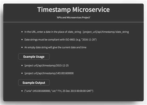 GitHub Ryanajones Timestamp Microservice Send An IS0 8601 Date To