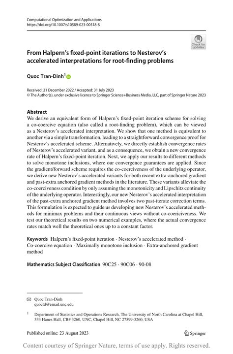 From Halperns Fixed Point Iterations To Nesterovs Accelerated