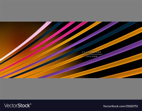 Abstract Colorful Lines Background Royalty Free Vector Image