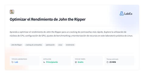 Optimizar Rendimiento John The Ripper En Linux Guía Práctica Labex