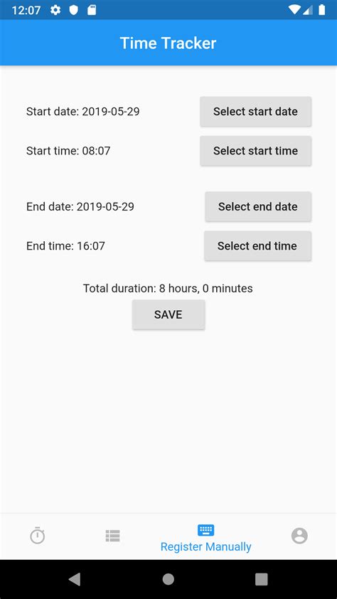 Github Albincederblad Flutter Time Tracker Simple Time Tracking App Made In Flutter
