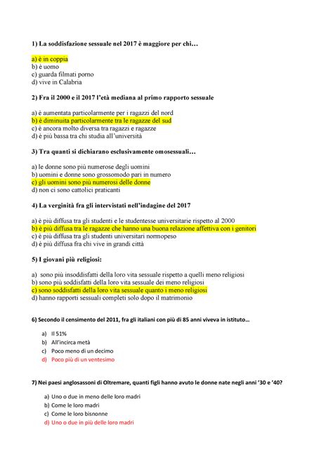 Domande Frequenti Demografia Statistica Di Base Famiglia E Sex 1 La Soddisfazione Domande Frequenti Demografia Statistica Di Base Famiglia E Sex 1 La Soddisfazione