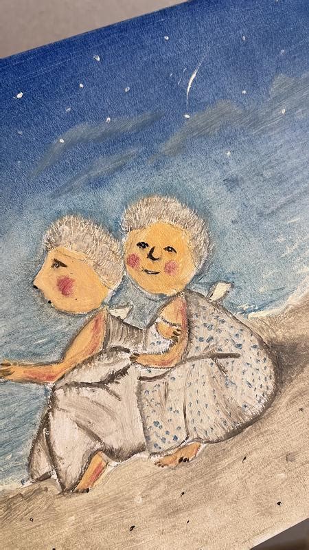 Картина маслом на карте «дети — цена 250 грн в каталоге Картины Купить товары для дома и быта