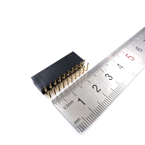 2 54mm Female Header 2x10 Pin Header Single Double Row Pcb Connector From China Manufacturer