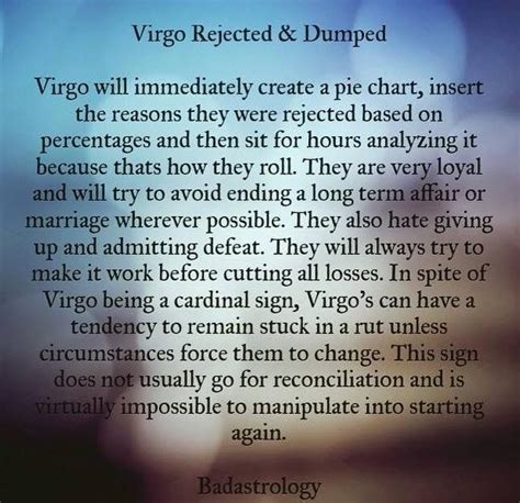 Virgo And Libra Rejection Pie Chart