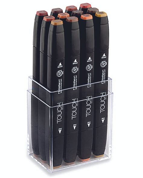 Набор маркеров Touch Twin Wood Colors 12цв древесные тона купить с доставкой по выгодным