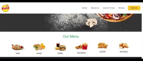 Khushi Rana On Linkedin Webdevelopment Html Css Javascript Bootstrap Pizzawebsite