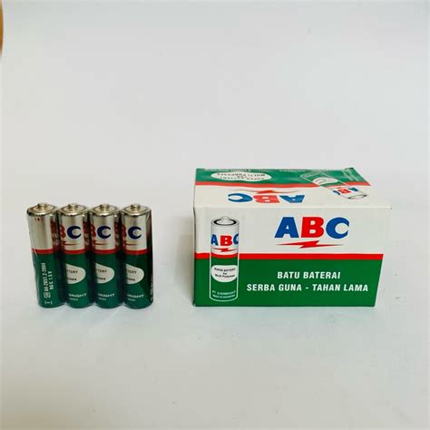 Jual Baterai ABC AA Hijau Baterai Jam 1 Box 24 Pcs Shopee Indonesia