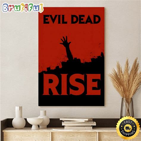 Evil Dead Rise Horror Movie Poster Canvas